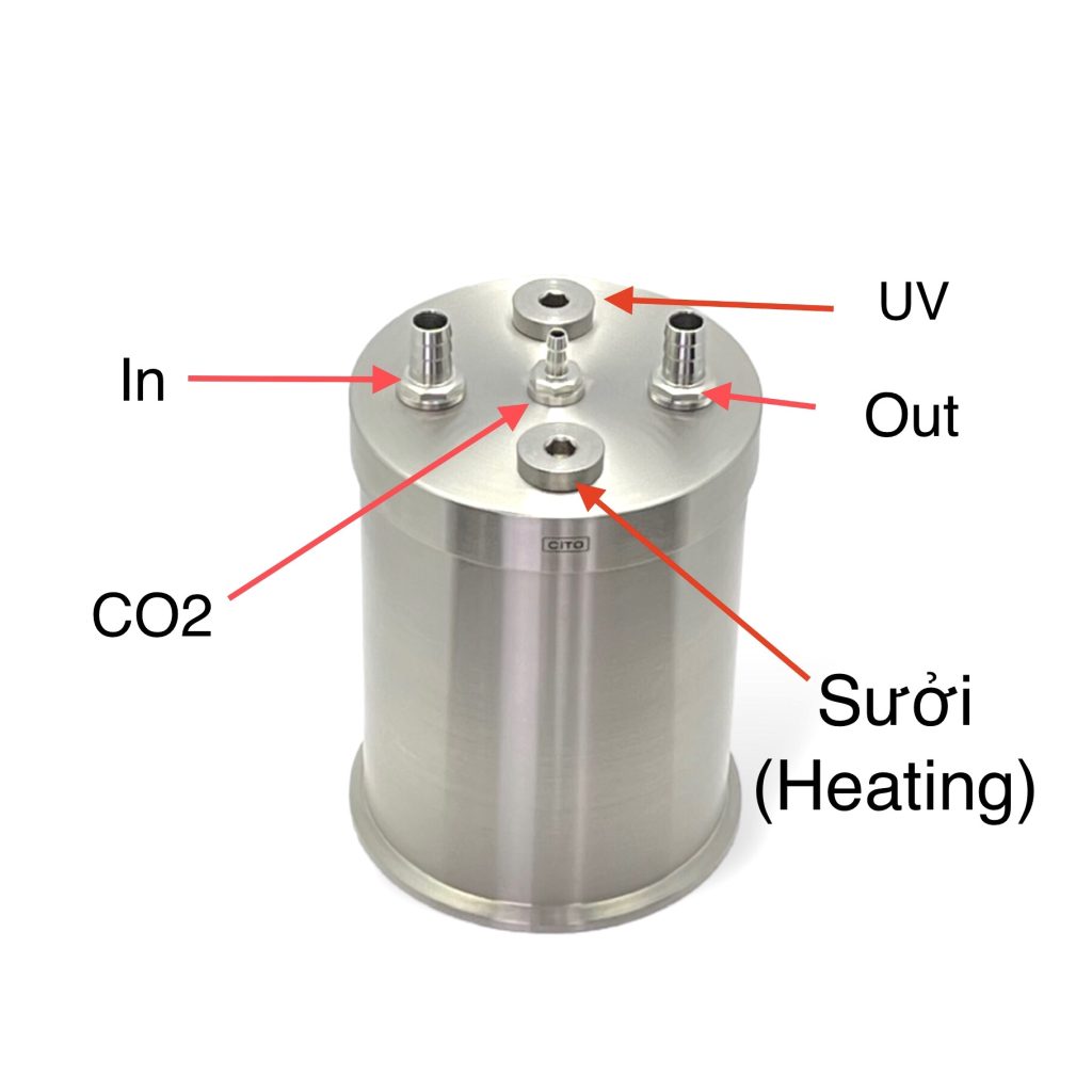 Trộn co2 inox cito version 2 - Cito Design